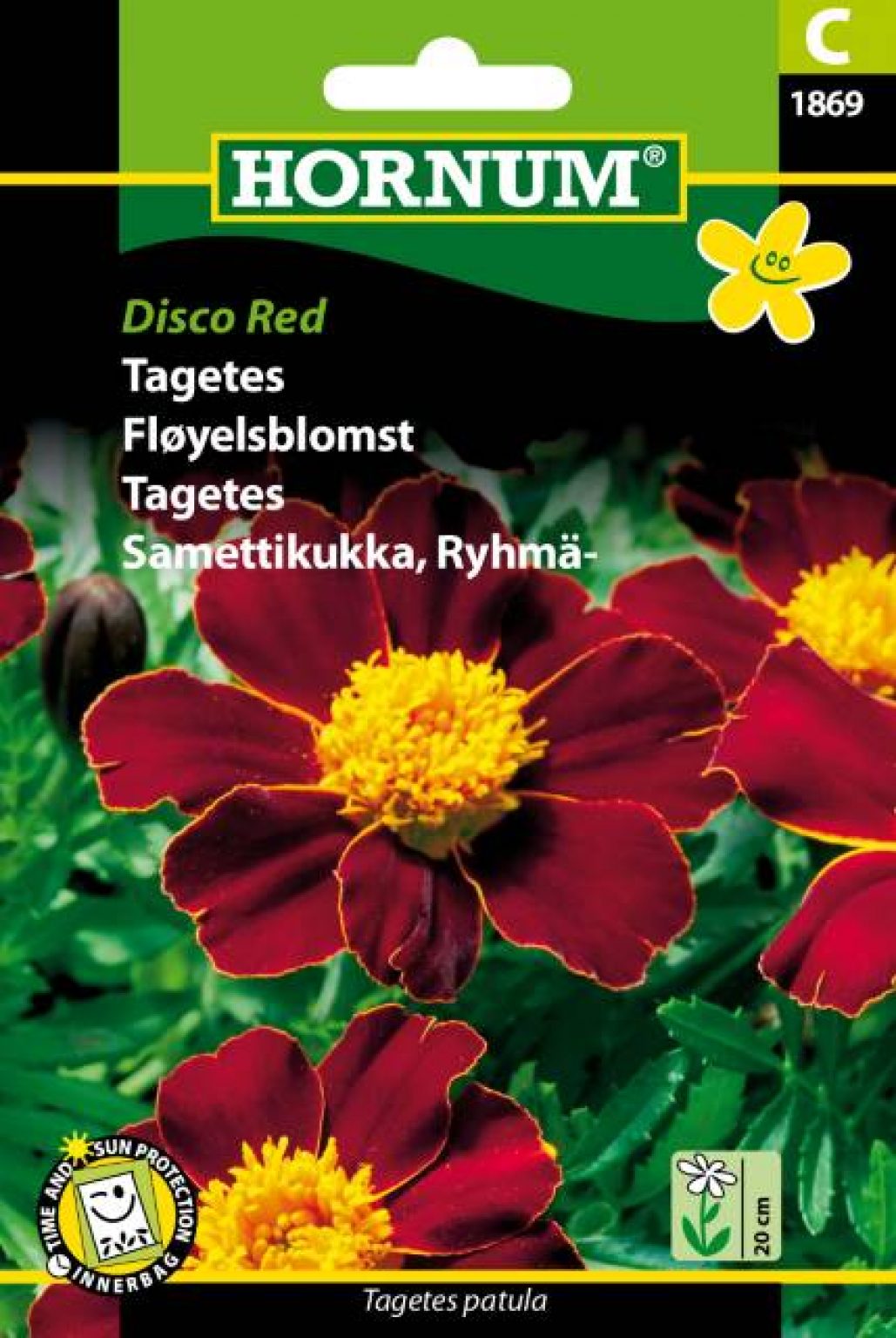 Tagetes - Disco Red - Midtsjællands Planter